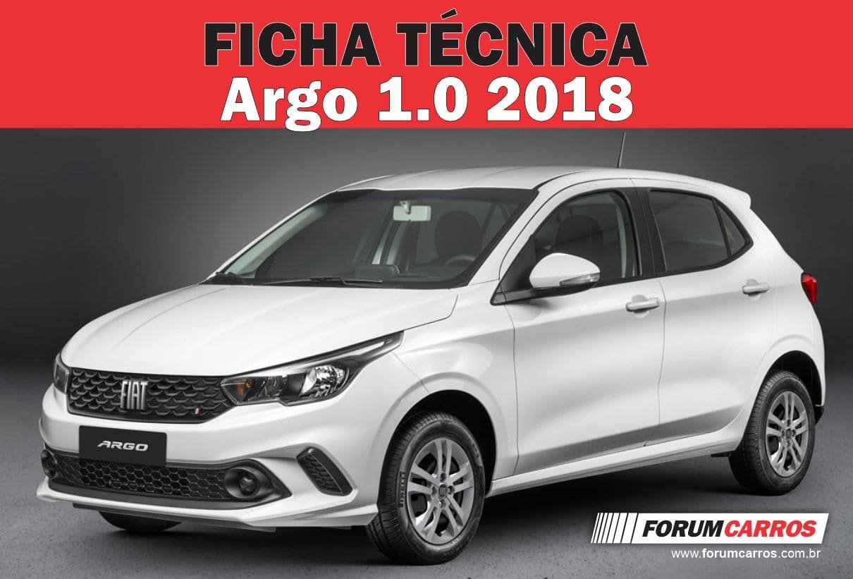 Fiat Argo 1.0 2018 ️ FICHA TÉCNICA