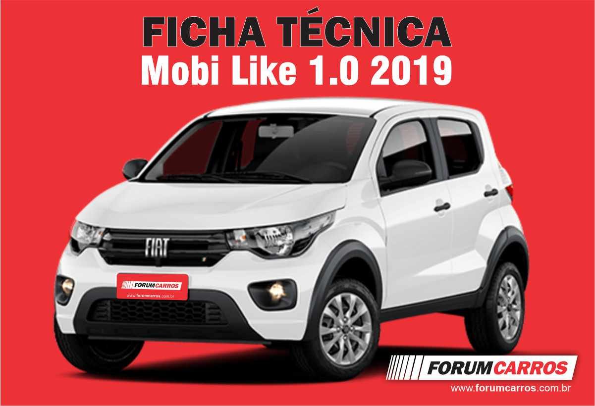 Fiat Mobi Like 1.0 2020 ️ FICHA TÉCNICA