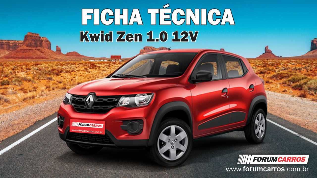 Renault Kwid Zen 1.0 12V (2022) FICHA TÉCNICA