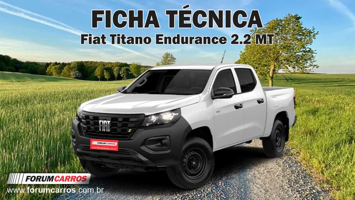 Fiat Titano Endurance 2.2 MT 2025 | FICHA TÉCNICA ⭐⭐⭐⭐⭐